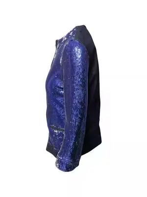 Pinko Sequin Embellished Denim Jacket