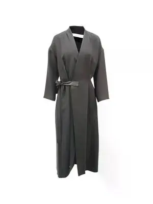 Vince Belted Midi Wrap Dress