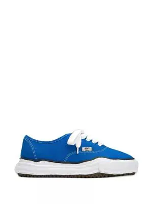 Mihara Yasuhiro Baker Round Toe Irregular Sneakers - Blue