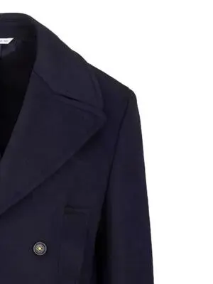 MANUEL RITZ Flap-pocket Double-breasted Coat