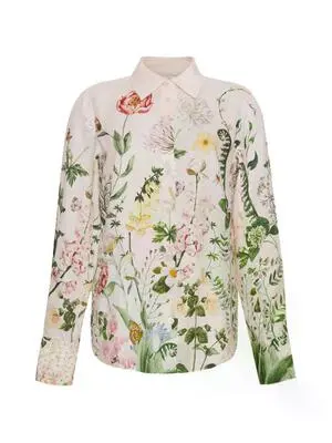 Cara Cara Perfect Floral-pattern Shirt - Pink