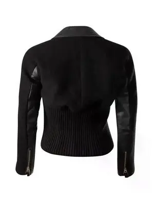 Junya Watanabe Synthetic Leather Wool Jacket