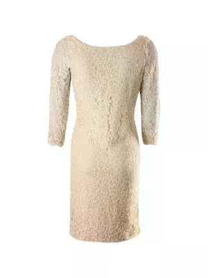 Diane Von Furstenberg Zarita Lace Mini Dress - Neutrals