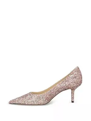 JIMMY CHOO Love Glitter Pumps - Pink