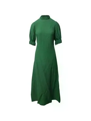 EMILIA WICKSTEAD Cloqué Cutout Dress - Green