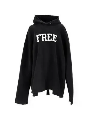 Balenciaga Oversized Hoodie - Black