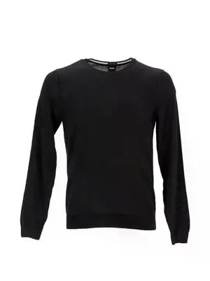 BOSS Knit Crew Neck Sweater - Black