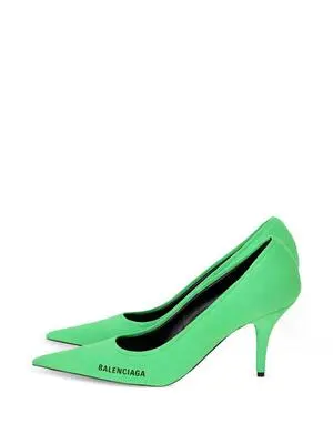 Balenciaga Pointed-toe Heeled Pumps - Green