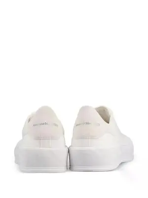 Alexander McQueen Canvas Rubber Sole Sneakers