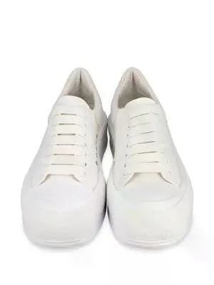 Alexander McQueen Canvas Rubber Sole Sneakers
