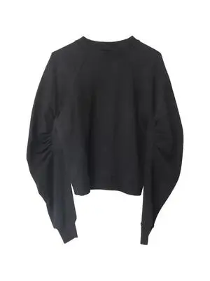 Citizens Of Humanity Gathered-sleeves Sweatshirt - Black
