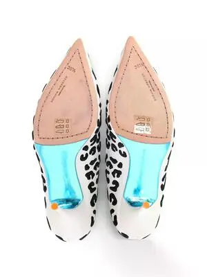SOPHIA WEBSTER Leather Pointed Toe Heeled Pumps