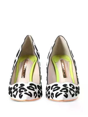 SOPHIA WEBSTER Leather Pointed Toe Heeled Pumps