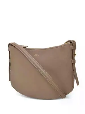 A.p.c. Aiko Leather Shoulder Bag - Neutrals