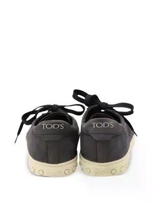TOD'S Perforated Lace-up Sneakers - Blue