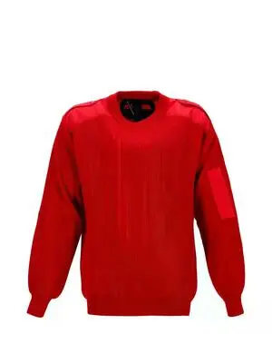 Balenciaga Ribbed-knit Sweater - Red