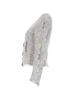 IRO PARIS Distressed Cotton Jacket