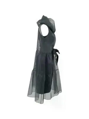 Moschino Shift Tulle A-line Midi Dress