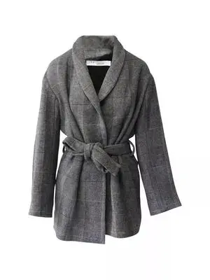 IRO PARIS Shawl-collar Belted Coat