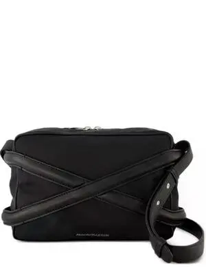 Alexander McQueen Logo-detail Messenger Bag - Black