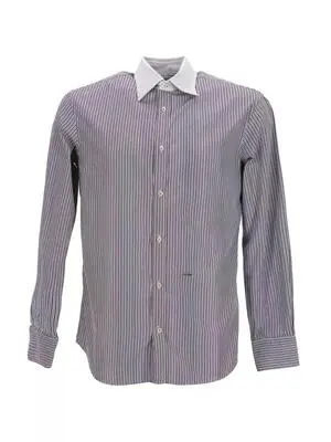 Dsquared2 Striped Cotton Shirt - White