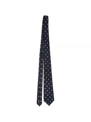 Zegna Dotted Tie - Blue
