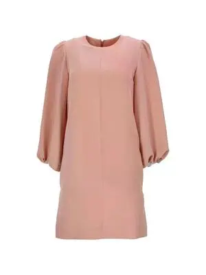 Victoria Beckham Crew-neck Dress - Pink