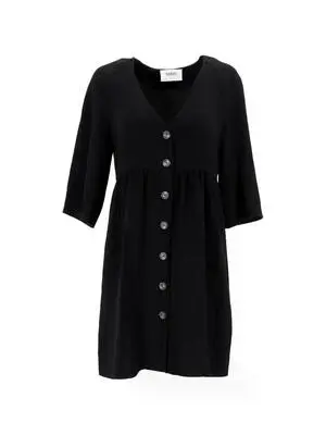 Ba&sh Buttoned Midi Dress - Black