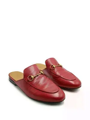 Gucci Horsebit Leather Mules