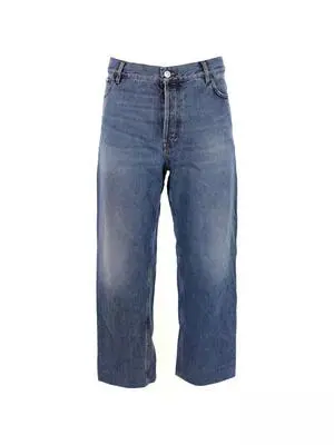 Balenciaga Cropped Jeans - Blue