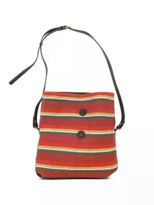 Altuzarra Duo Striped-pattern Shoulder Bag - Red