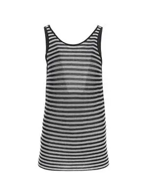 ALEXANDER WANG Striped Tank Top - Black