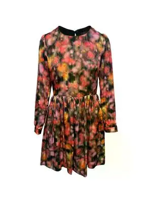 Mulberry Long-sleeve Mini Dress