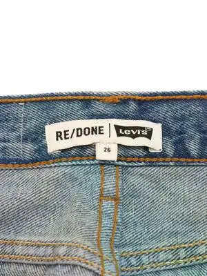 RE/DONE Customised Levi’s Front-zip Mini Denim Skirt