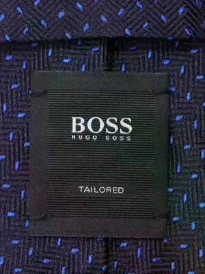 BOSS Dot-pattern Silk Tie