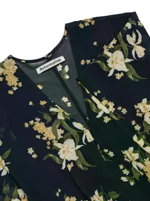 REFORMATION Floral-print Jumpsuit