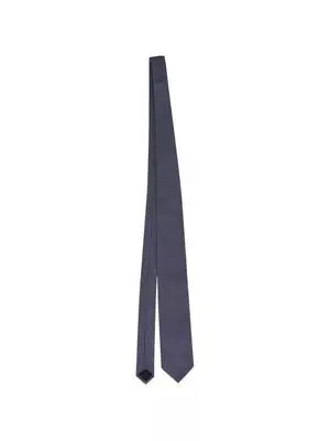 BOSS Striped Silk Tie - Blue