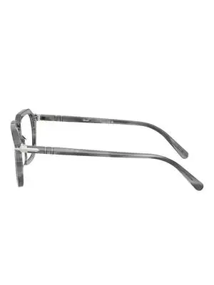 Persol Geometric Frame Eyeglasses - Grey