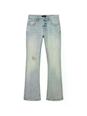 PURPLE BRAND P004 Distressed Blowout Jeans - Blue