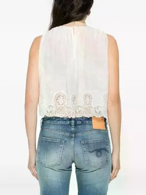 Sandro Lace-hem Blouse