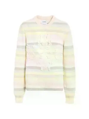 BARRIE Striped Cashmere Jumper