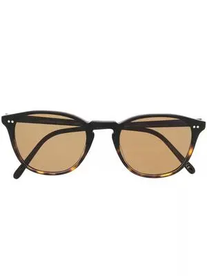 Oliver Spencer Forman L.a. Round-frame Sunglasses - Black