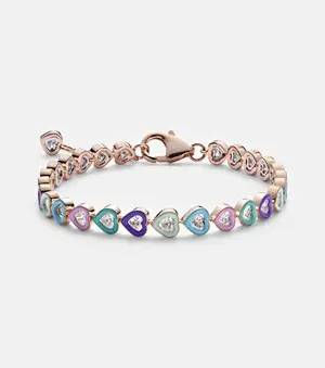 KAMYEN Candy Crush 18kt Rose Bracelet With Diamonds - Gold