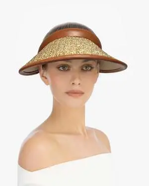 Eric Javits Derby Visor - Gold