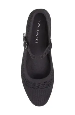 Tahari Dubai Mary Jane Flat - Black