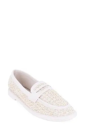 Tahari Meadow Penny Loafer Natural