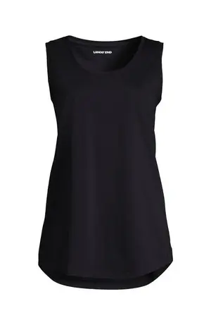 LANDS' END Supima Cotton Tunic Tank Top