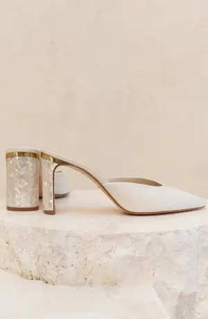 FREYA ROSE Jolie Pearl High Heel Sandals - Ivory