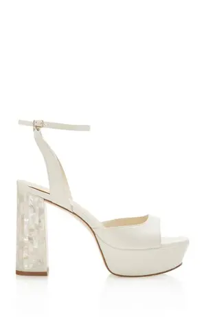FREYA ROSE Margot Platform Heel Sandal - Ivory