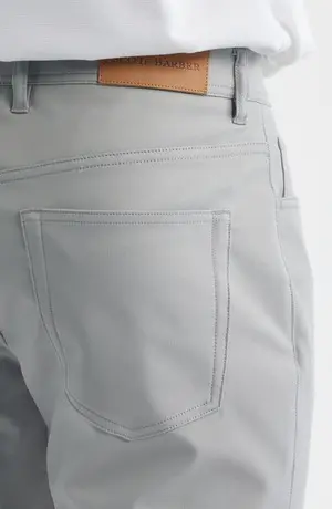 Scott Barber Sonoma Twill Five-pocket Pants - Silver